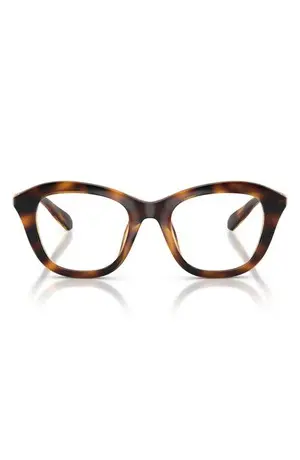 SWAROVSKI 50mm Cat Eye Optical Glasses - Havana / Demo Lens