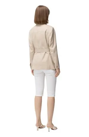 GOBI MONGOLIAN CASHMERE Belted Cashmere Safari Jacket