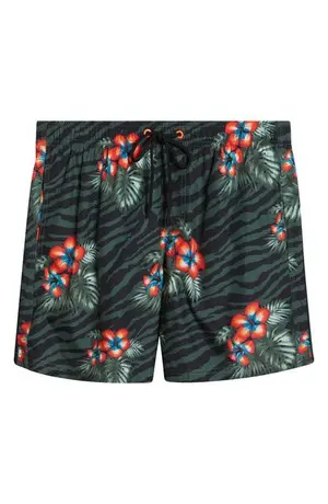 Sundek Floral Print Board Shorts
