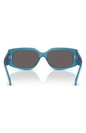 VOGUE 55mm Rectangular Sunglasses - Blue