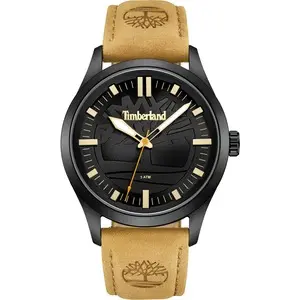 Timberland Leather Strap Watch - Tan