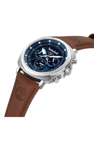 Timberland Williston Multifunction Chronograph Leather Strap Watch