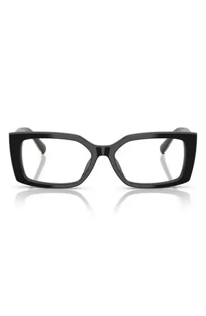 Tiffany & Co. 54mm Rectangular Eyeglasses - Black /demo Lens