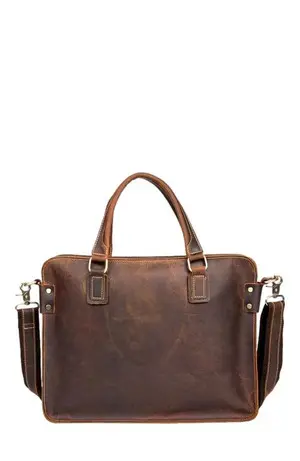 STEEL HORSE LEATHER The Viggo Briefcase