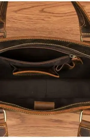 STEEL HORSE LEATHER The Viggo Briefcase