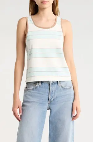 RE/DONE Bama Stripe Cotton Tank