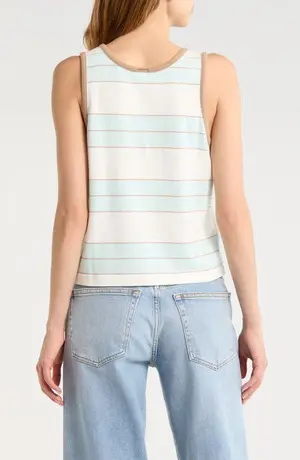 RE/DONE Bama Stripe Cotton Tank