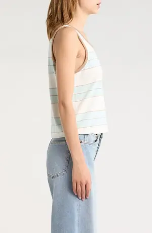 RE/DONE Bama Stripe Cotton Tank