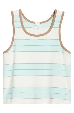 RE/DONE Bama Stripe Cotton Tank