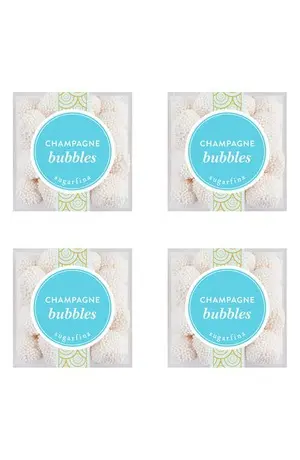 SUGARFINA Set Of 4 Champagne Bubbles Candy Cubes - No Color