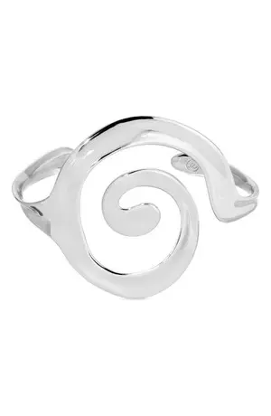 Ettika Ettika Aura Statement Cuff Bracelet Silver