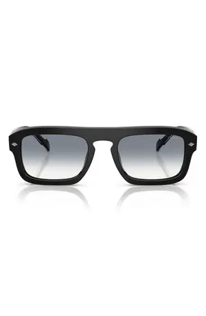 VOGUE 53mm Gradient Square Sunglasses - Black