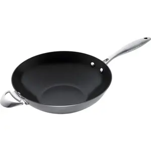 SCANPAN Ctx 12.75 Inch Nonstick Wok - Silver