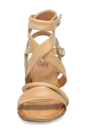 A.S.98 Mack Ankle Wrap Sandals - Sand