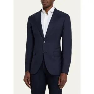 Brioni Solid Wool-silk Blazer