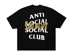 ANTI SOCIAL SOCIAL CLUB Sadboyz Sad Boyz Tee Shirt - Black