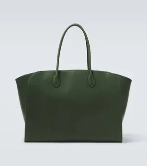 THE ROW The Row Marlo Leather Tote Green