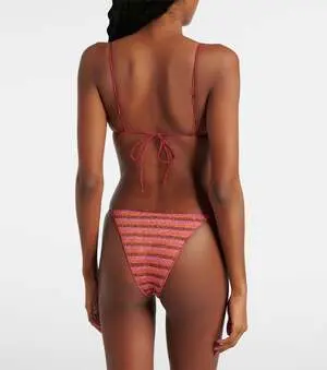 Oseree Lumière Striped Bikini
