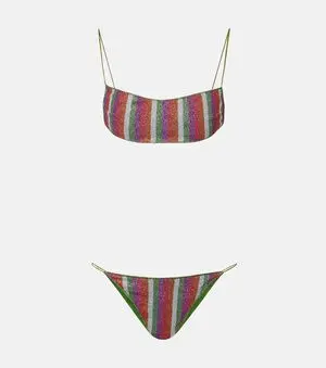 Oseree Lumière Striped Bikini - Multicoloured