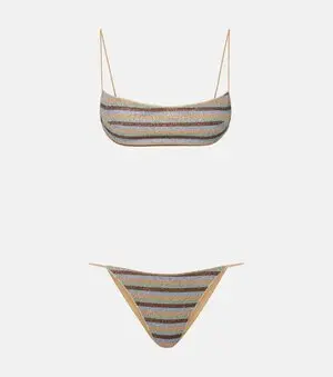 Oseree Lumière Striped Bikini - Multicoloured