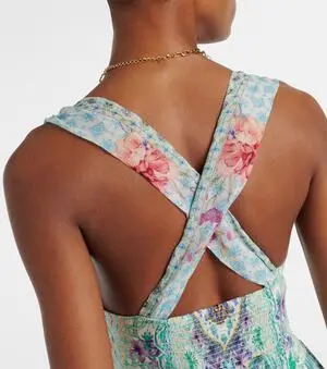 Camilla Crystal-embellished Silk Maxi Dress