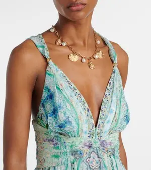 Camilla Crystal-embellished Silk Maxi Dress