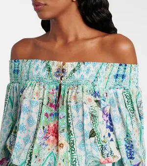 Camilla Crystal-embellished Minidress