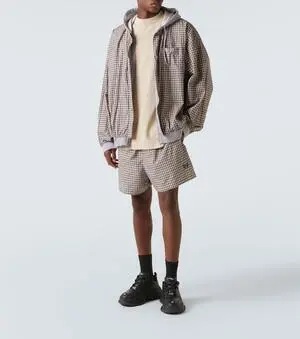 Balenciaga Logo Cotton Jersey T-shirt - Beige