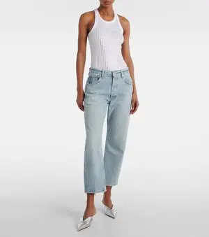 Citizens Of Humanity Winslow Cropped Straight Jeans - Blue