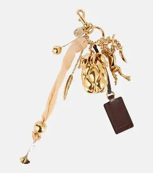 Chloé Giga Pineapple Leather Bag Charm