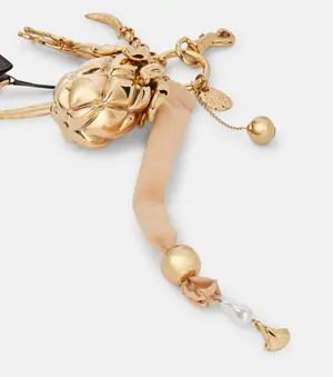 Chloé Giga Pineapple Leather Bag Charm