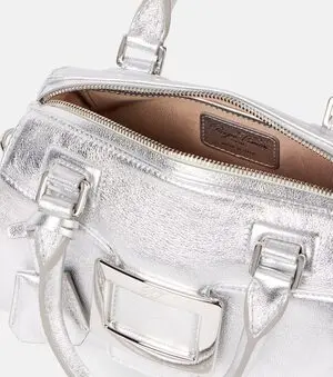 ROGER VIVIER Belle Vivier Mini Metallic Tote Bag