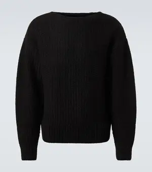 Visvim Logo Wool And Mohair-blend Sweater