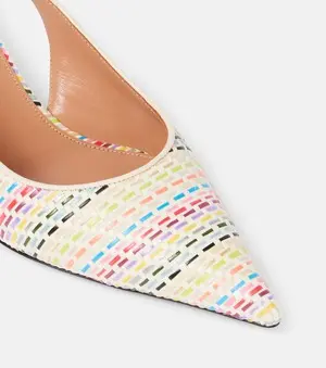 AQUAZZURA New Purist Sling 50 Slingback Pumps
