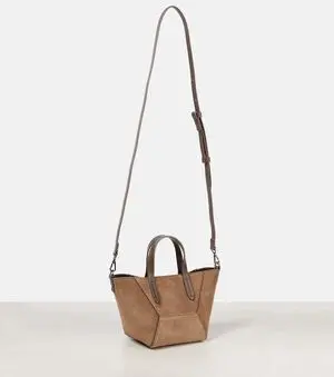 Brunello Cucinelli Bc Duo Mini Monili Tote - Brown