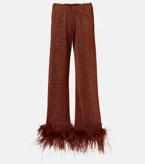 Oseree Frill Pants For Women