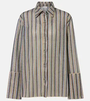 Oseree Lumière Striped Shirt - Multicoloured