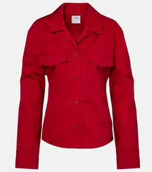 COURREGES Logo Shirt - Red