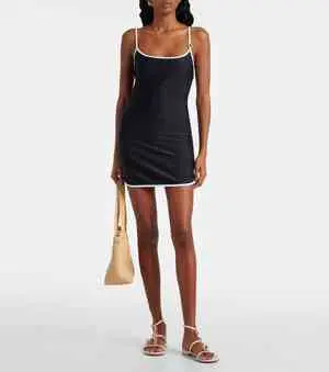 Oseree Jersey Minidress