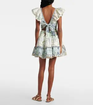 Camilla Crystal-embellished Minidress - Multicoloured