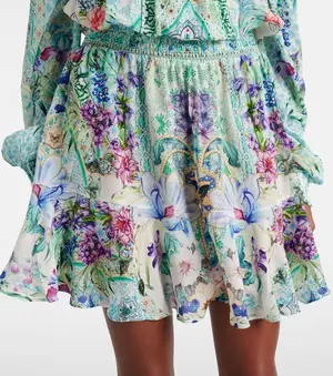 Camilla Crystal-embellished Minidress - Multicoloured