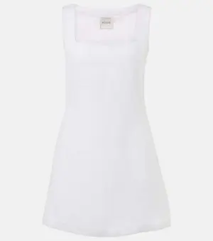 Posse Alice Linen Mini Dress - White