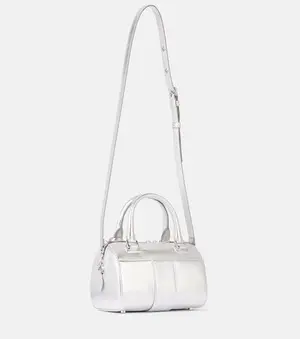 ROGER VIVIER Belle Vivier Mini Metallic Leather Tote Bag