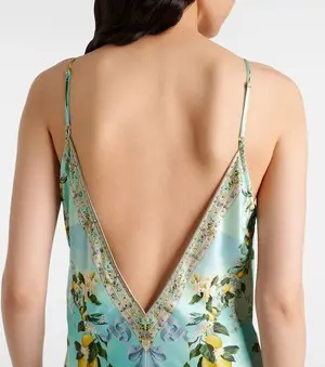 Camilla Venus On A Vespa Silk Slip Dress