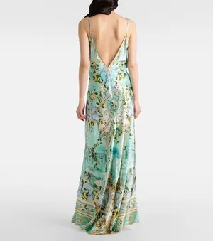 Camilla Venus On A Vespa Silk Slip Dress