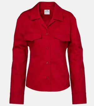 COURREGES Logo Shirt - Red