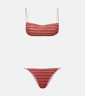 Oseree Lumiere Striped Bikini - Multicoloured