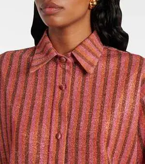 Oseree Lumiere Striped Shirt