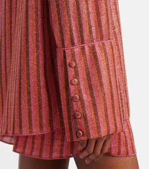 Oseree Lumiere Striped Shirt