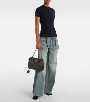 Balenciaga Rodeo Small Leather Tote Bag